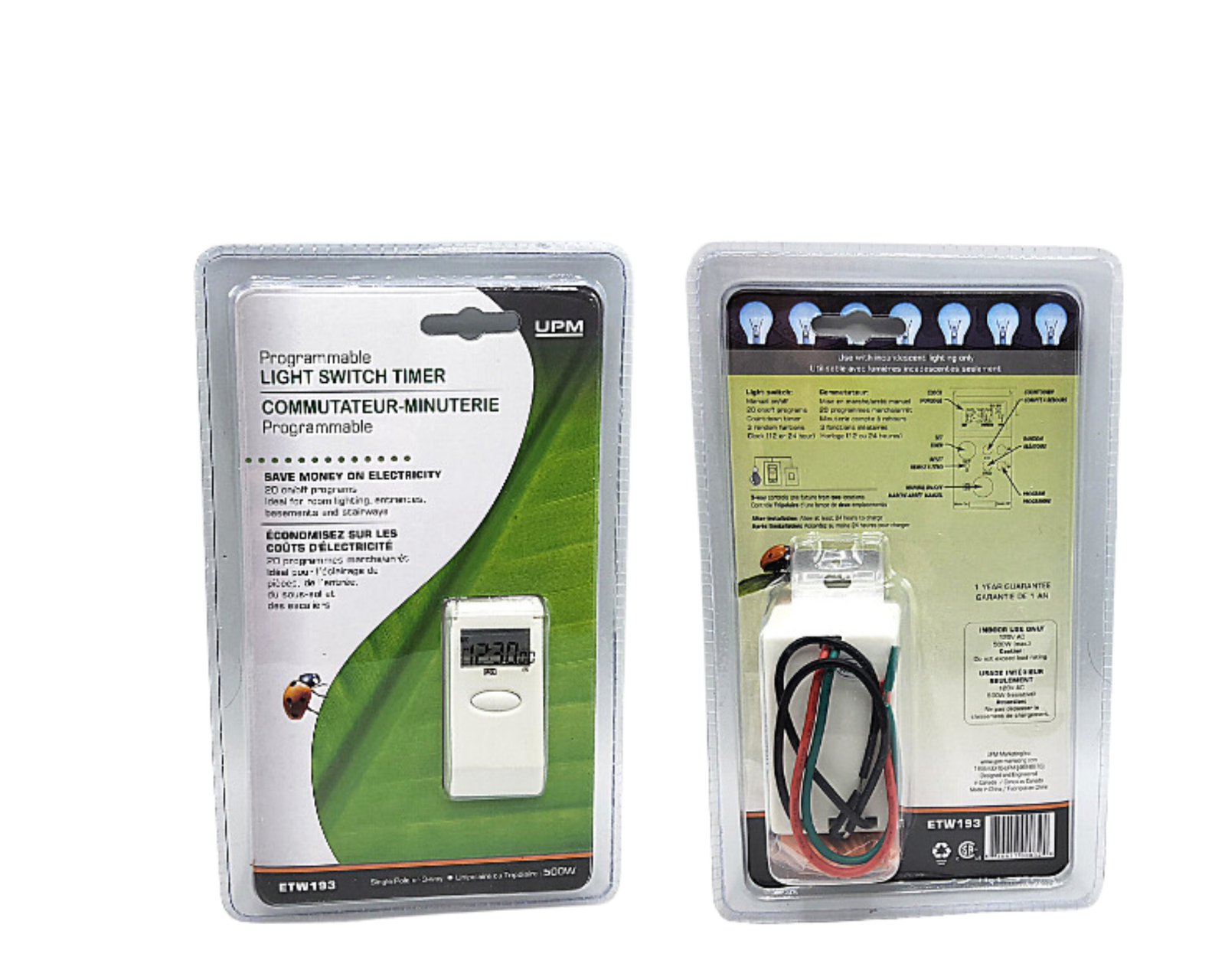 ETW193 Programmable Wall Timer for Convenient Lighting Control - Eco ...